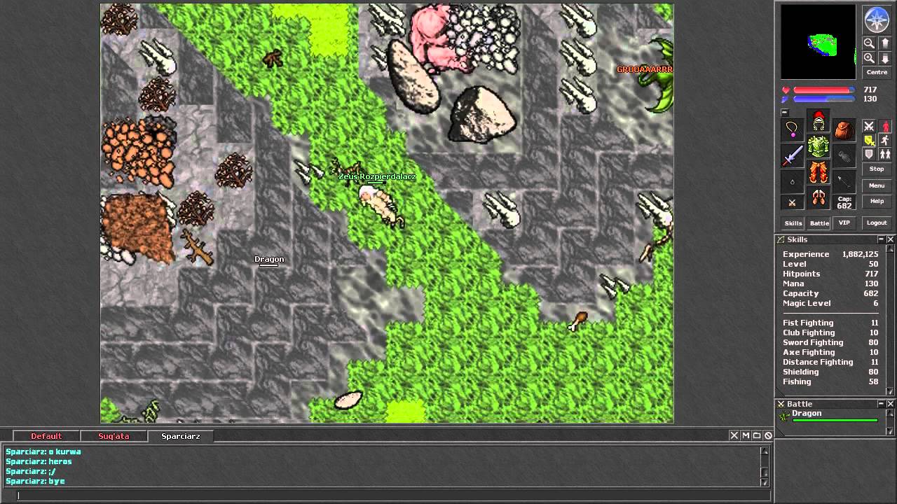 Tibia [7.3] Venore dragons - YouTube
