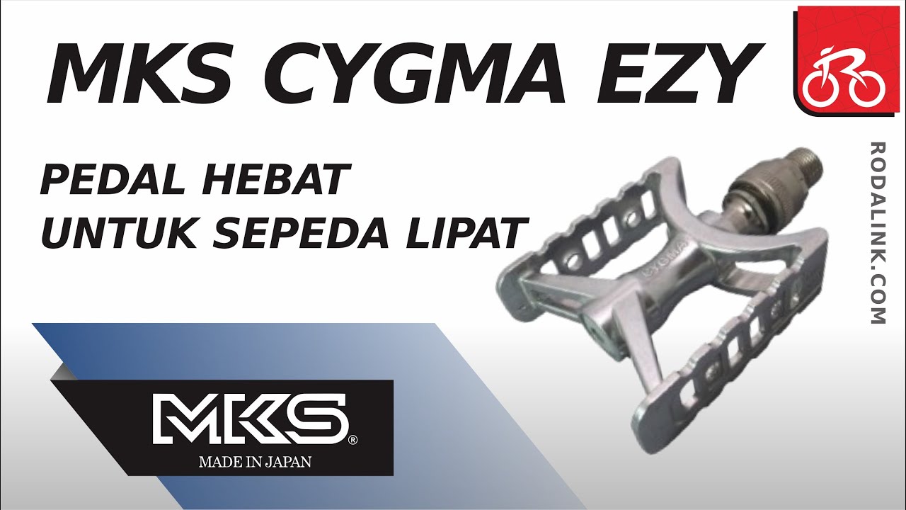 MKS Pedal Cygma Ezy, Pedal Kuat untuk Sepeda Lipat! - YouTube