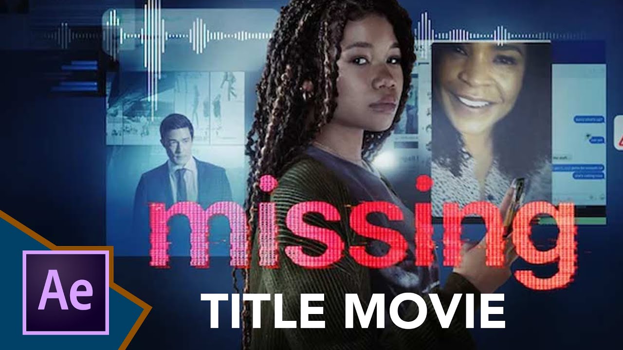 MISSING MOVIE TITLE - After Effects Tutorial - YouTube