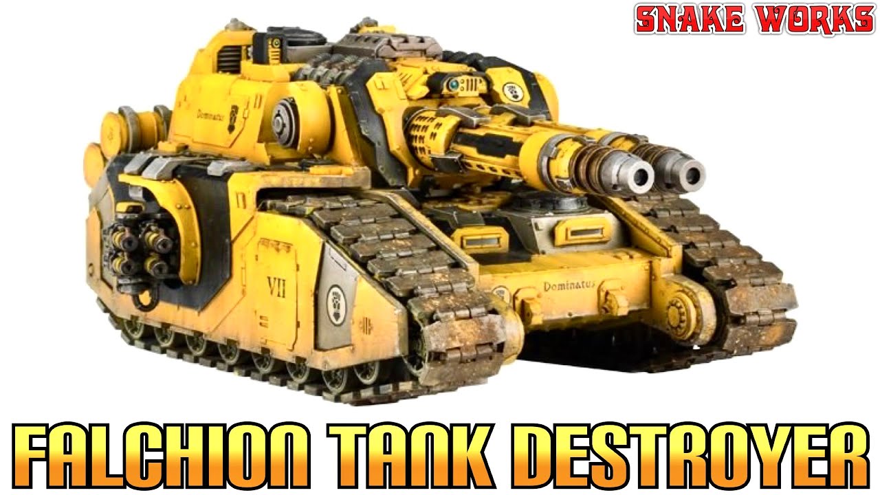 What is a Falchion Tank Destroyer? Lore and Background -Space Marines ...