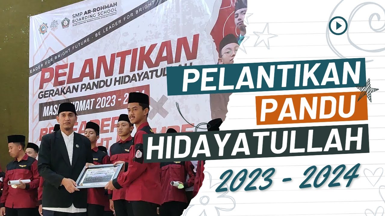 PELANTIKAN GERAKAN PANDU HIDAYATULLAH MASA KHIDMAT 2023-2024 - YouTube