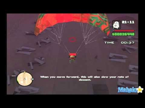 Grand Theft Auto: San Andreas Walkthrough - Learning to Fly: Parachute Onto Target