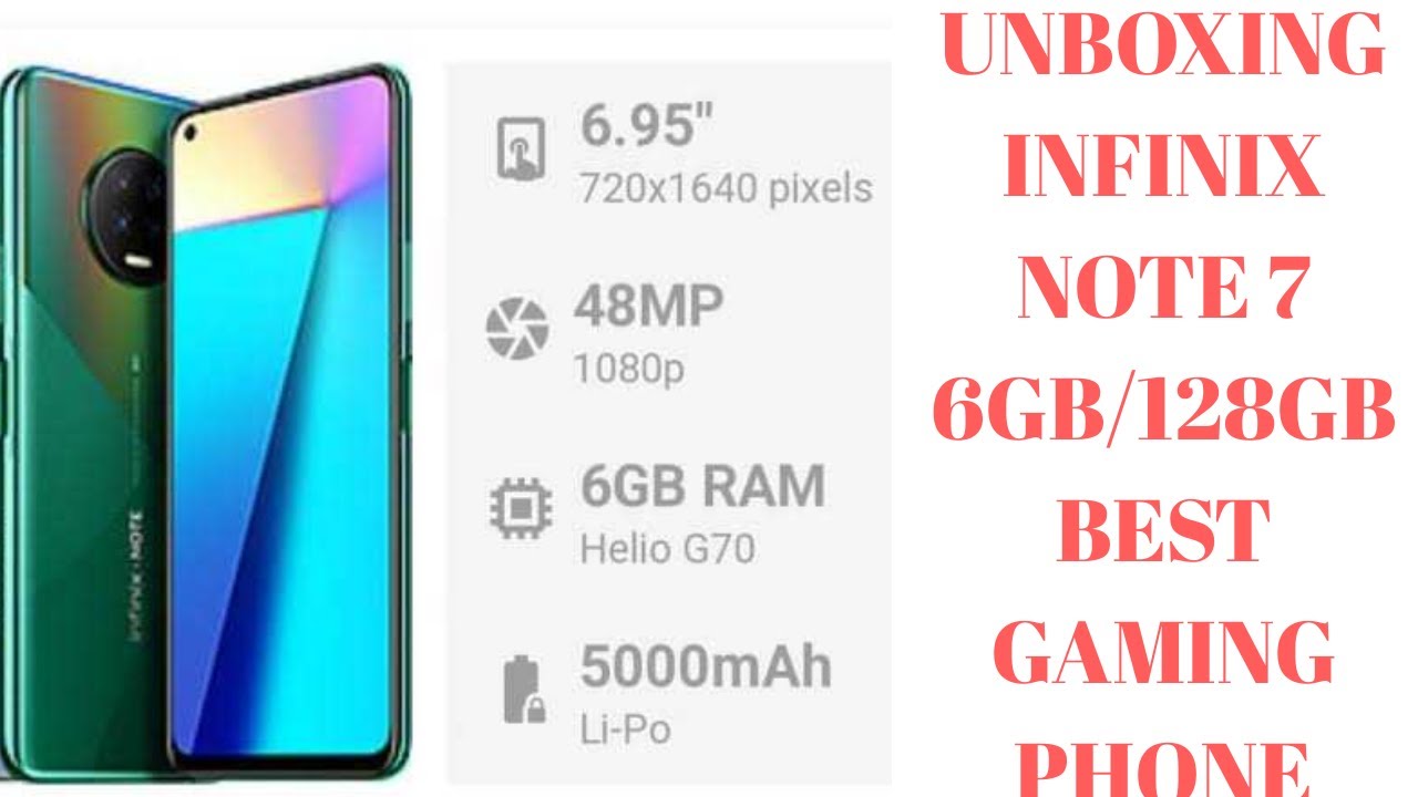 Unboxing Infinix Note 7 First look - YouTube