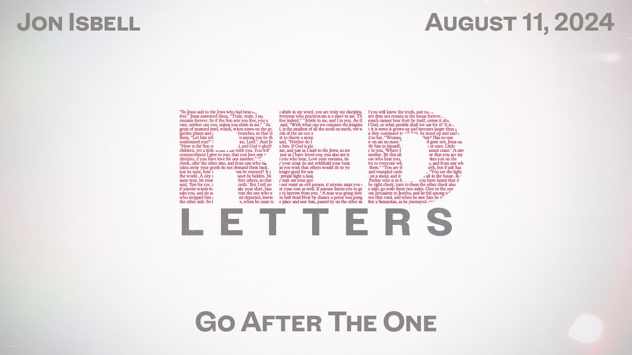 Keller: Go After the One - YouTube