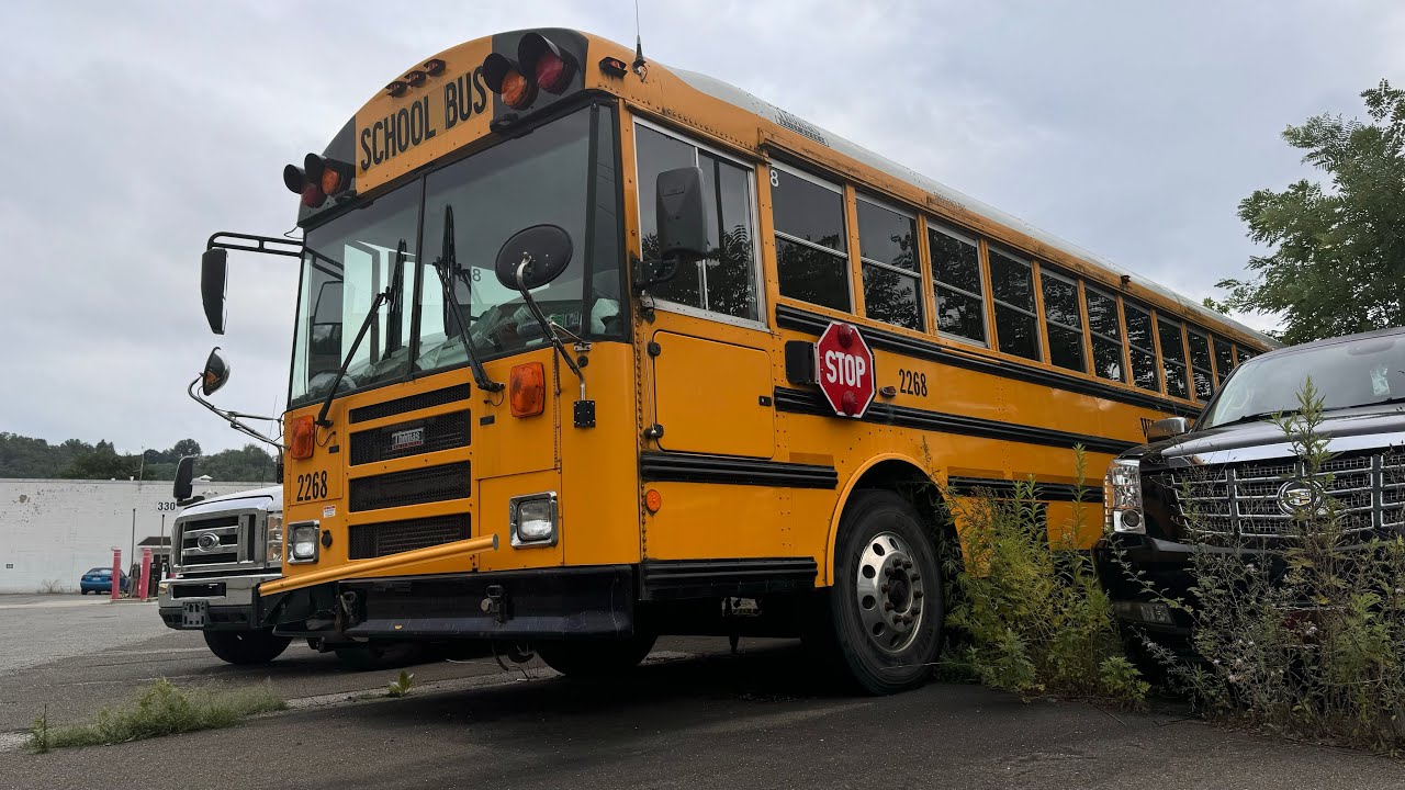 Tour of an extremely rare Thomas EF school bus. #bus #schoolbus #buses ...