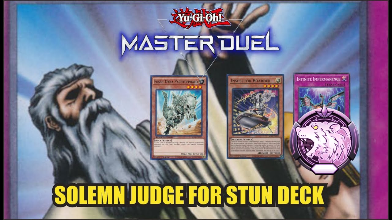 Solemn Judge is Perfect for Stun Deck ~ Yu-Gi-Oh! Master Duel Season 39 ...