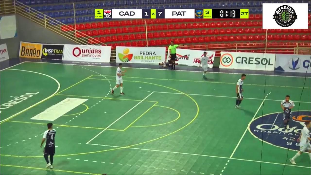CAD GUARAPUAVA X PATO FUTSAL - AO VIVO - COPA PARANÁ DE FUTSAL 2022 - YouTube