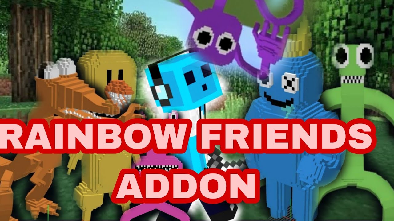 Rainbow Friends Addon In Minecraft/BE/PE Is now Release Showcase Addon - YouTube