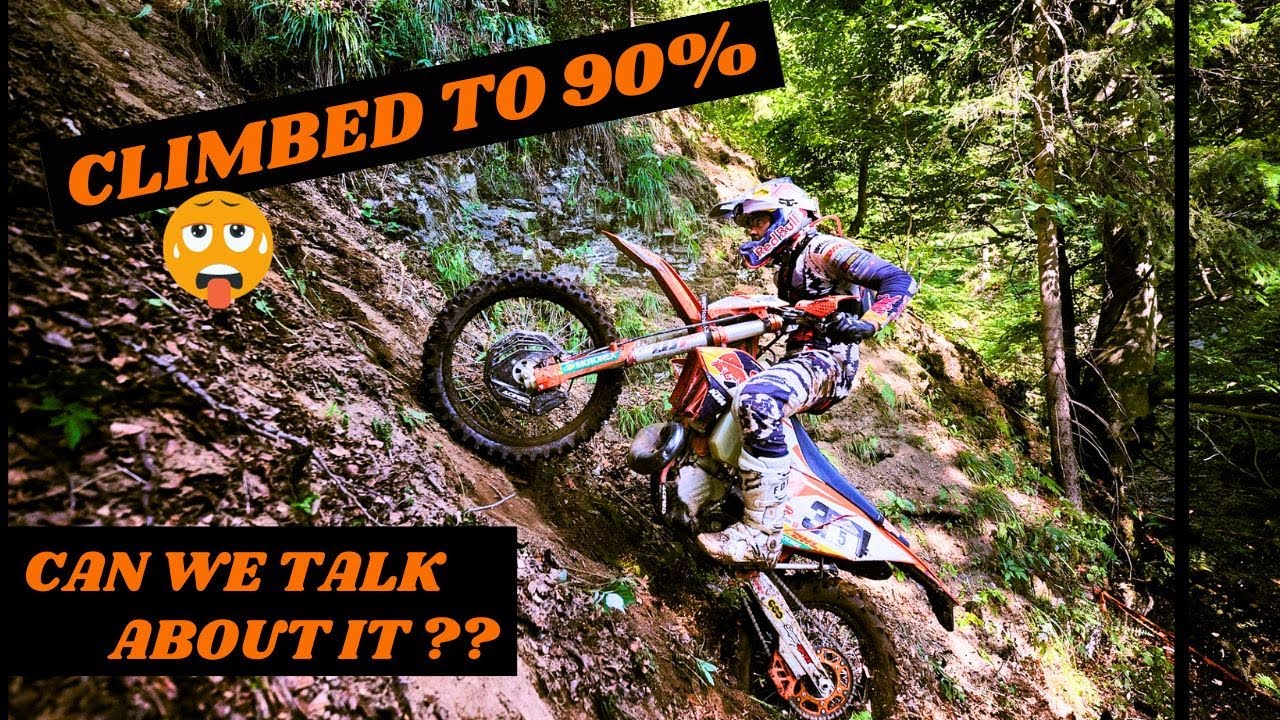 Thrilling enduro: climbing a mountain full of obstacles and pitfalls ...