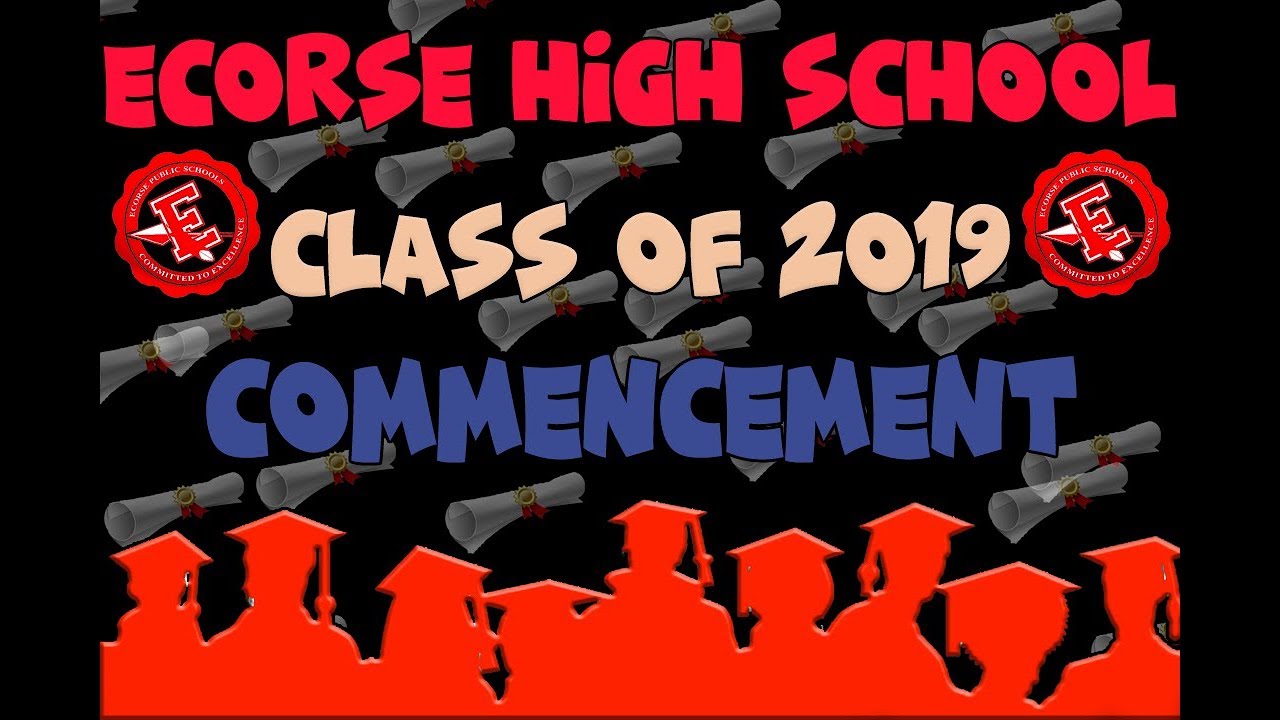 Ecorse High School Graduation 2019 - YouTube