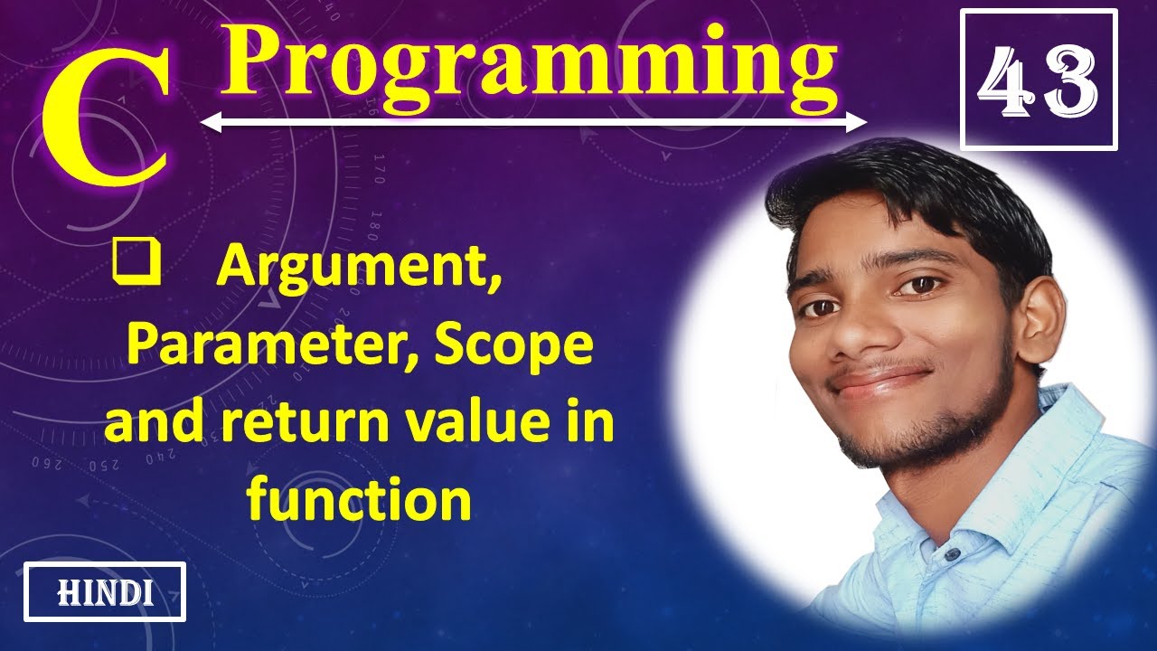 43 C Programming Scope Parameter Argument Return Value Of A 5686