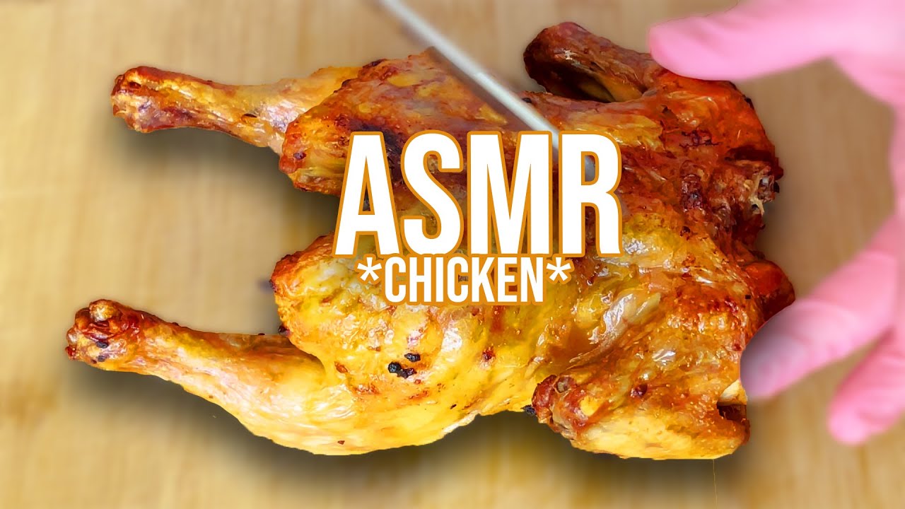 ASMR WHOLE ROTISSERIE CHICKEN (No Talking) CRISPY SOUNDS | GourmetSpot ...
