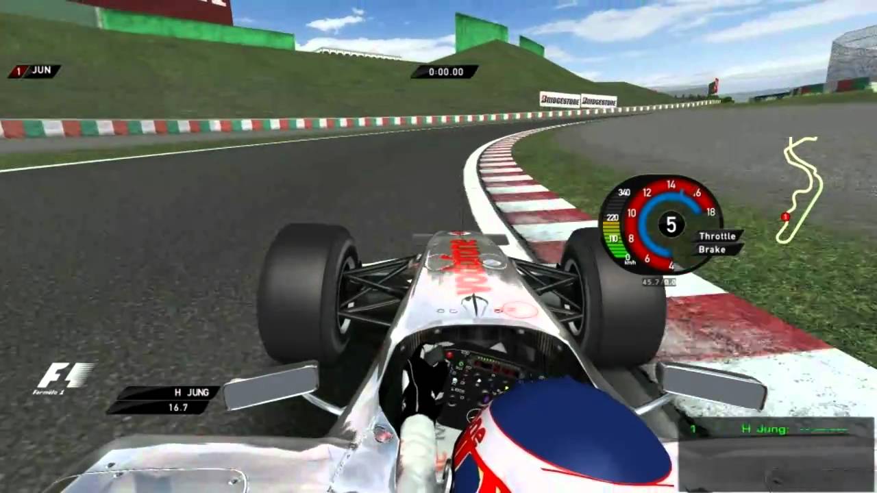 rFactor F1 McLaren (F1 2010 mod) - YouTube