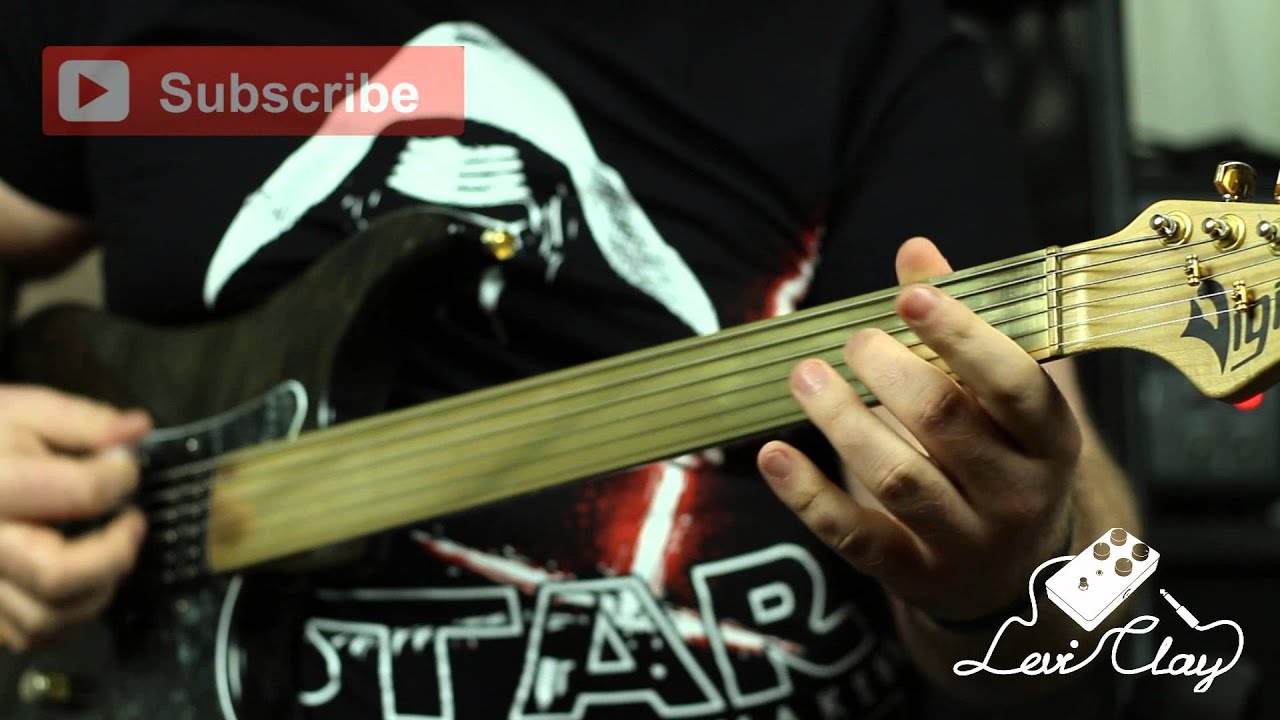 Levi Clay - Vigier Surfretter Fretless Guitar Heavy Metal Demo - YouTube