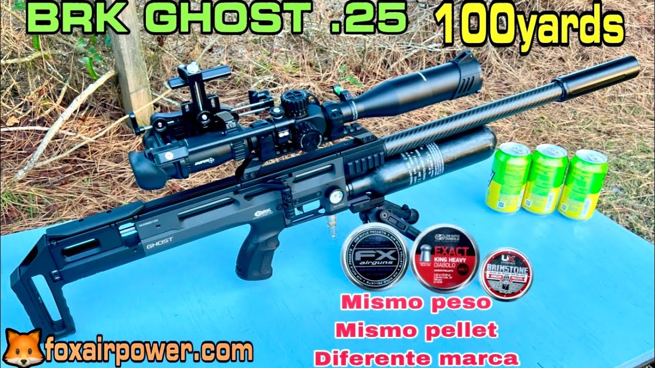 BRK Brocock GHOST .25 VS Pellets 34gr Mismo Pellet, Diferente Marca # ...