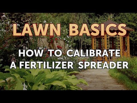How to Calibrate a Fertilizer Spreader - YouTube