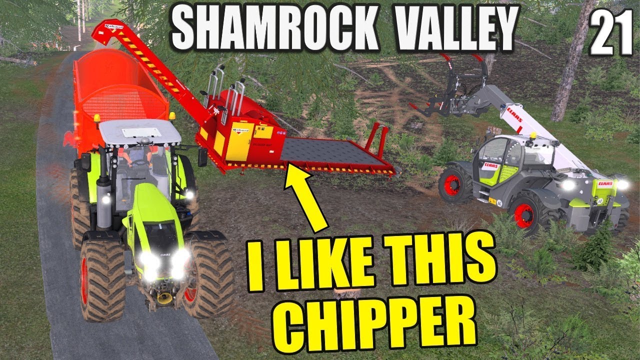 I LIKE THIS CHIPPER!! | Shamrock Valley | Farming Simulator 17 - #21 ...