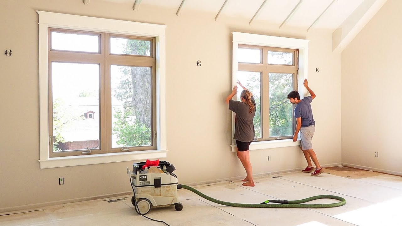 Finishing the Great Room | Home Renovation & Addition Part 56 - YouTube