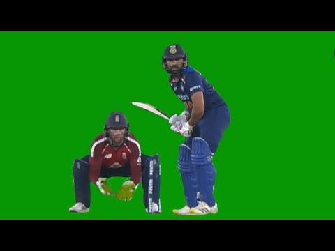 Green screen video rohit sharma six green screen video effect - YouTube