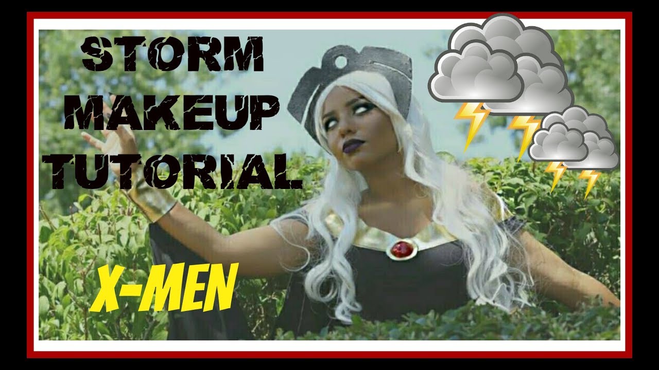 Storm X-Men Cosplay Makeup Transformation Tutorial☇ | Jaishiro - YouTube