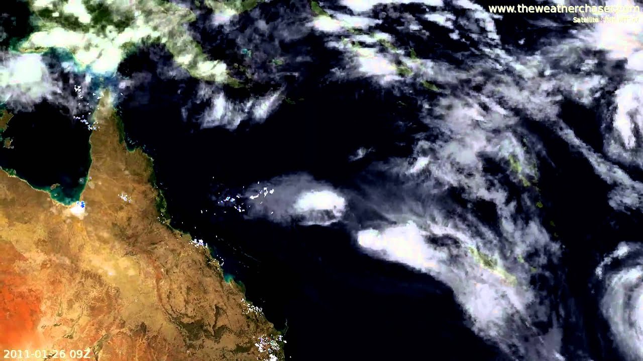 Satellite & Radar Timelapse - Tropical Cyclone Anthony - YouTube