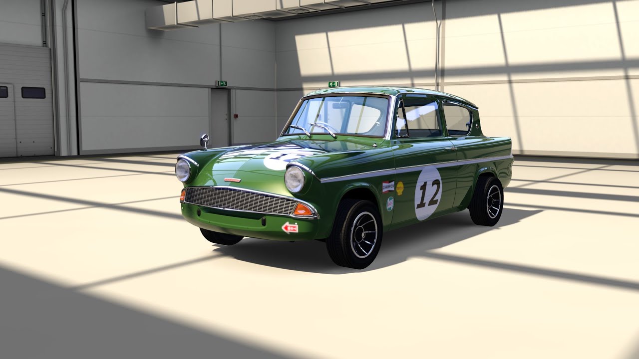 Prescott Hill Climb - Ford Anglia - Assetto Corsa - YouTube