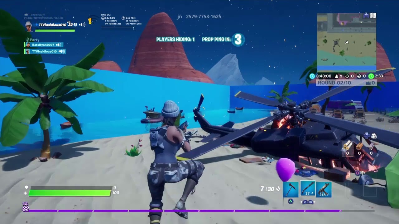 frortnite prop hunt duck man jones - YouTube