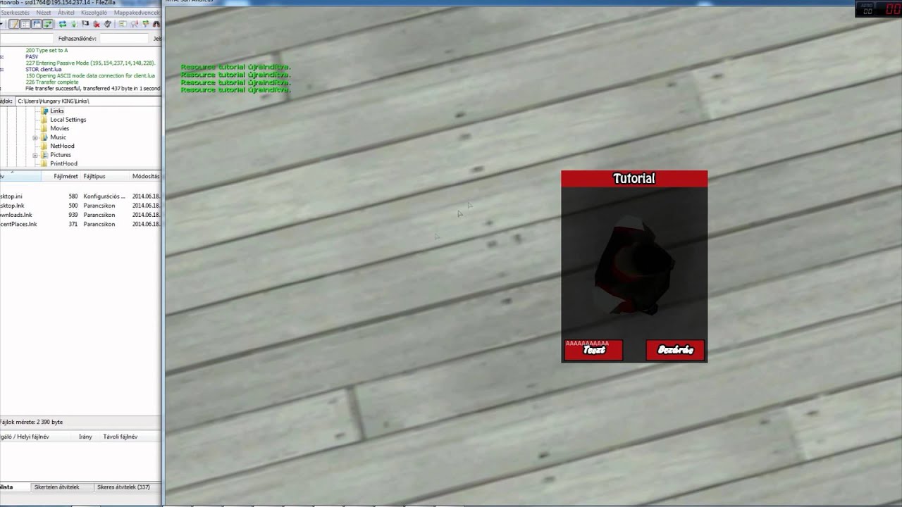 MTA Scriptelés Tutorial: Gui felület - #2 [HUN] - YouTube