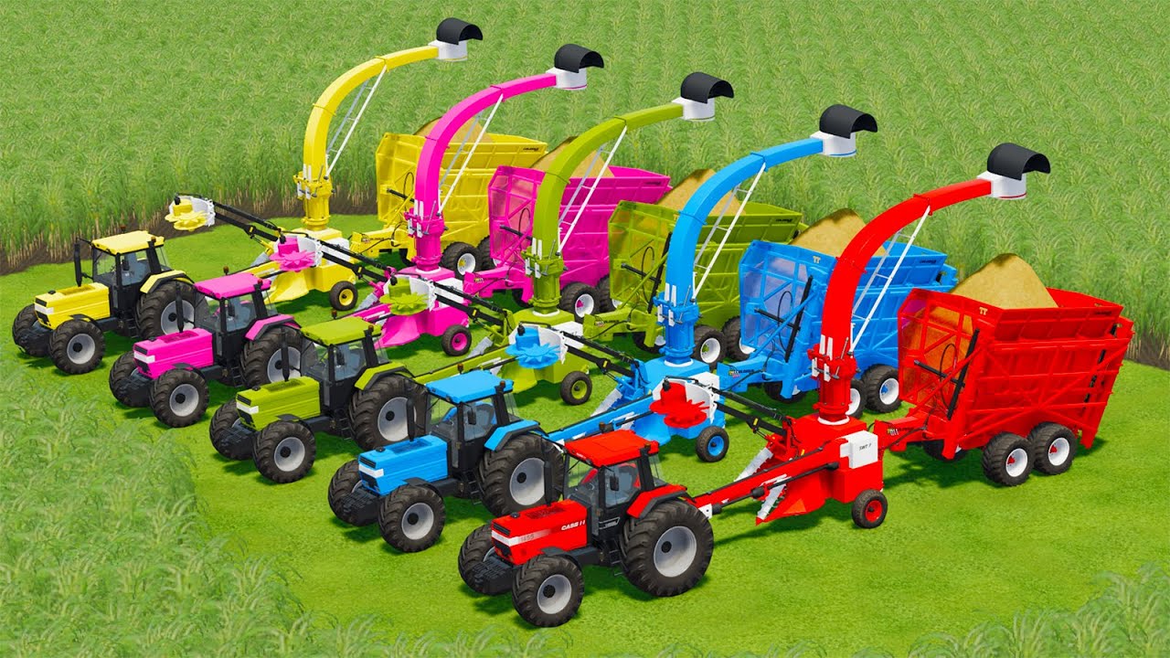 HARVESTING AND TRANSPORT SUGARCANE WITH CASE TRACTORS - Farming ...