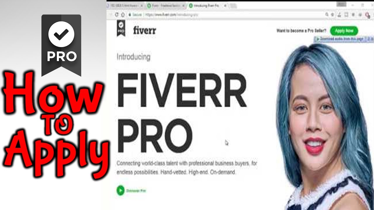 Introducing Fiverr PRO: How to apply for Fiverr PRO Account | The ...