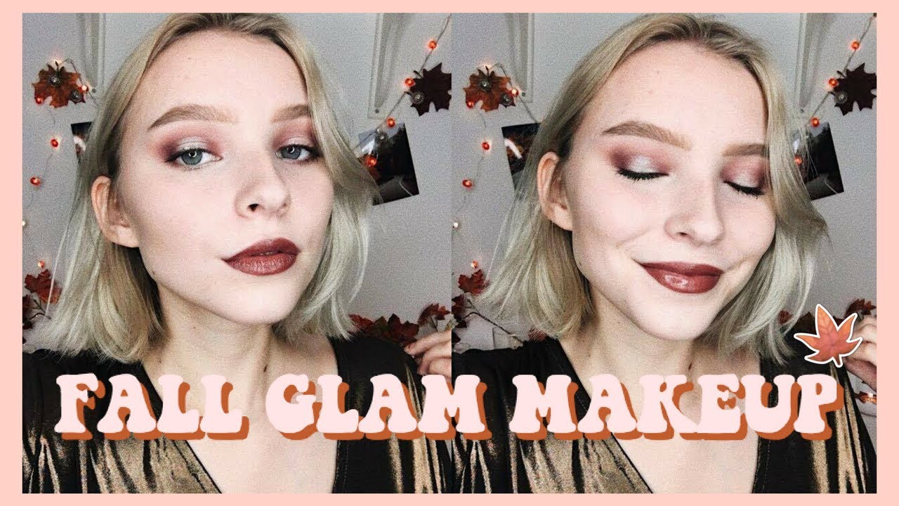 FALL GLAM MAKEUP TUTORIAL 2017 / Rebecca Ellie - YouTube