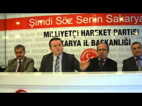 MHP Sakarya İl  Başkanı Levent BÜLBÜL Çok sert konuştu