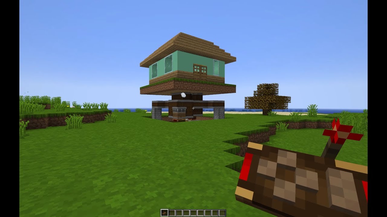 Minecraft when your house grows legs - YouTube