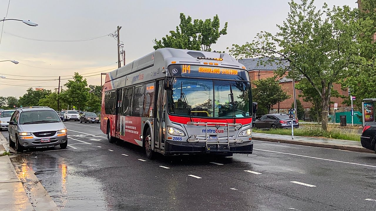 WMATA 2015 New Flyer XN40 2865 on Route H4 - YouTube