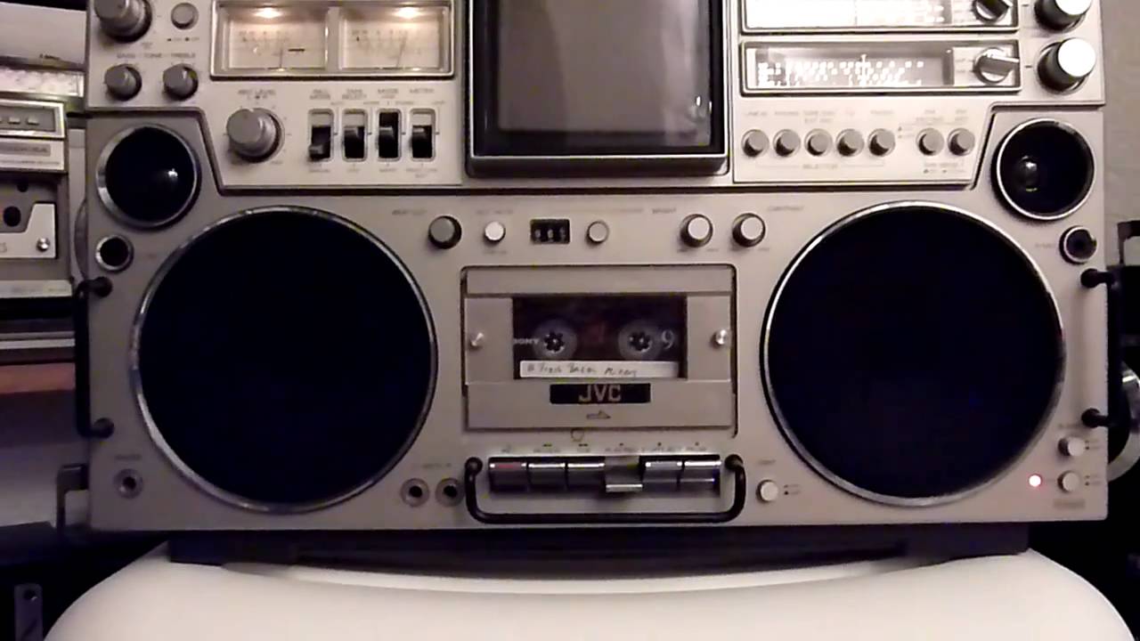 JVC 3090 CQM Ghettoblaster Functional test - YouTube