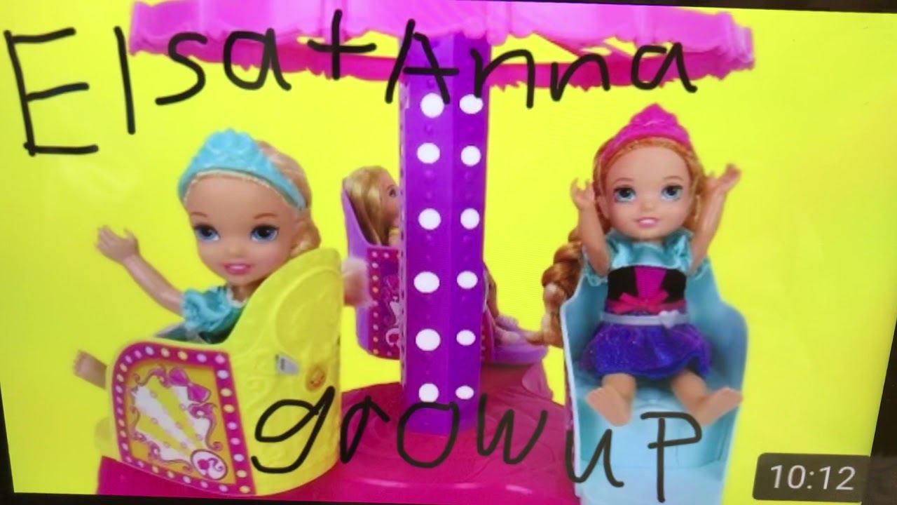 Come play with me Elsa and Anna grow up - YouTube
