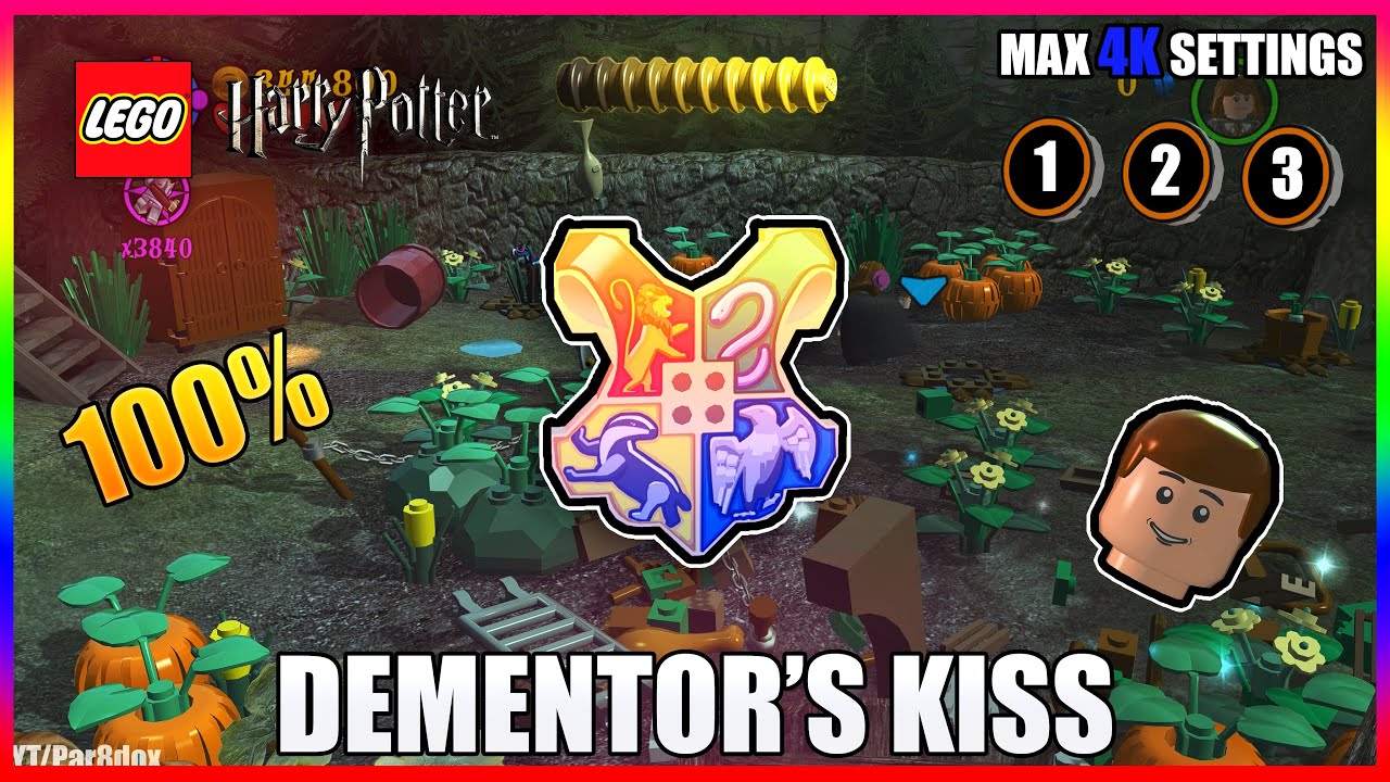Dementors Kiss | Lego Harry Potter | ALL Collectables Walkthrough - YouTube