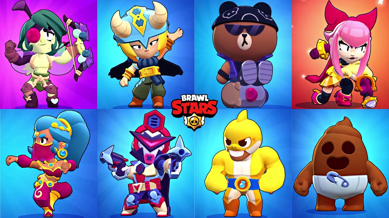 Brawl Stars - All New Skins & Brawlers Unlock Animation | Season 24 ...