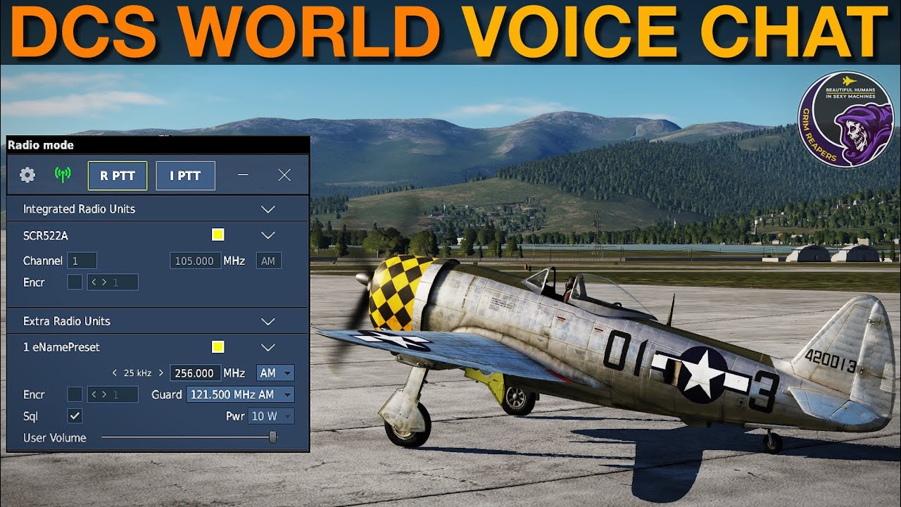 Explained: How To Use In-Game Voice/Radio Chat System | DCS WORLD - YouTube