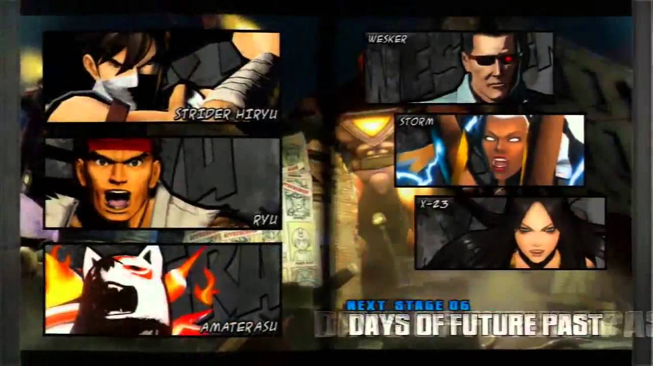 Ultimate Marvel vs Capcom 3 Arcade: Team Nippon (Stryder Hiryu, Ryu ...