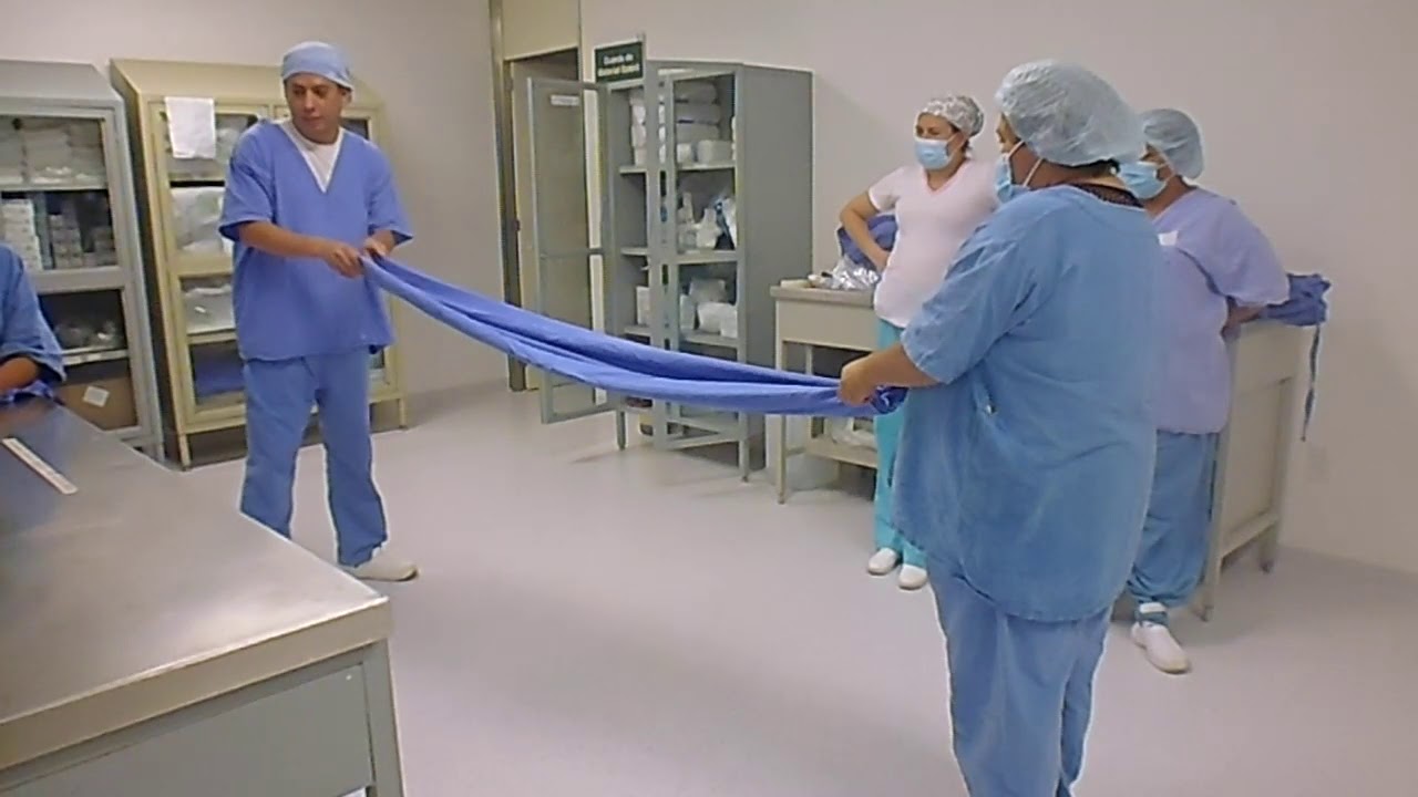 Doblado de sabana de pie - YouTube