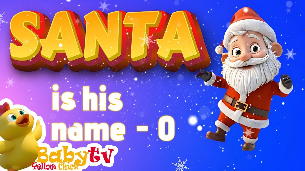 S A N T A 🎅 | Christmas Version of B I N G O! | Nursery Rhymes & Kids ...