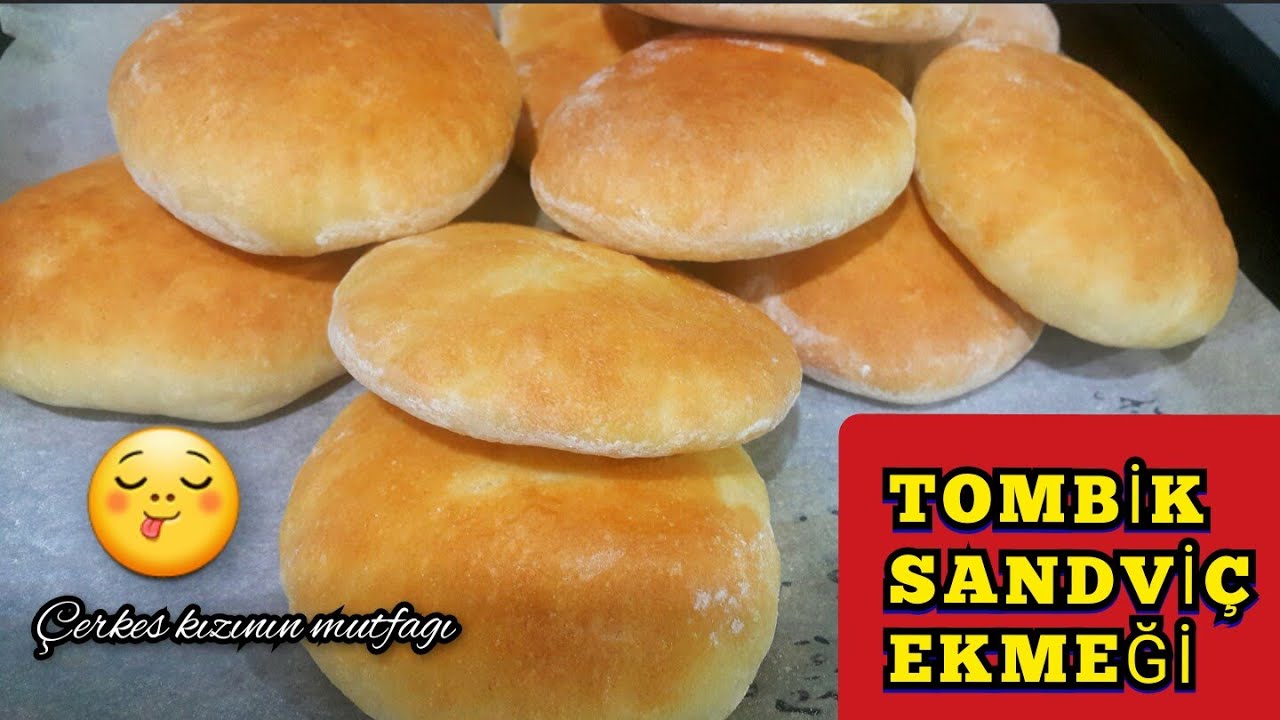 TOMBİK SOMUN EKMEĞİ TARİFİ 👌 Bayramda Kebablarınız İçin Sandviç Ekmeği ...