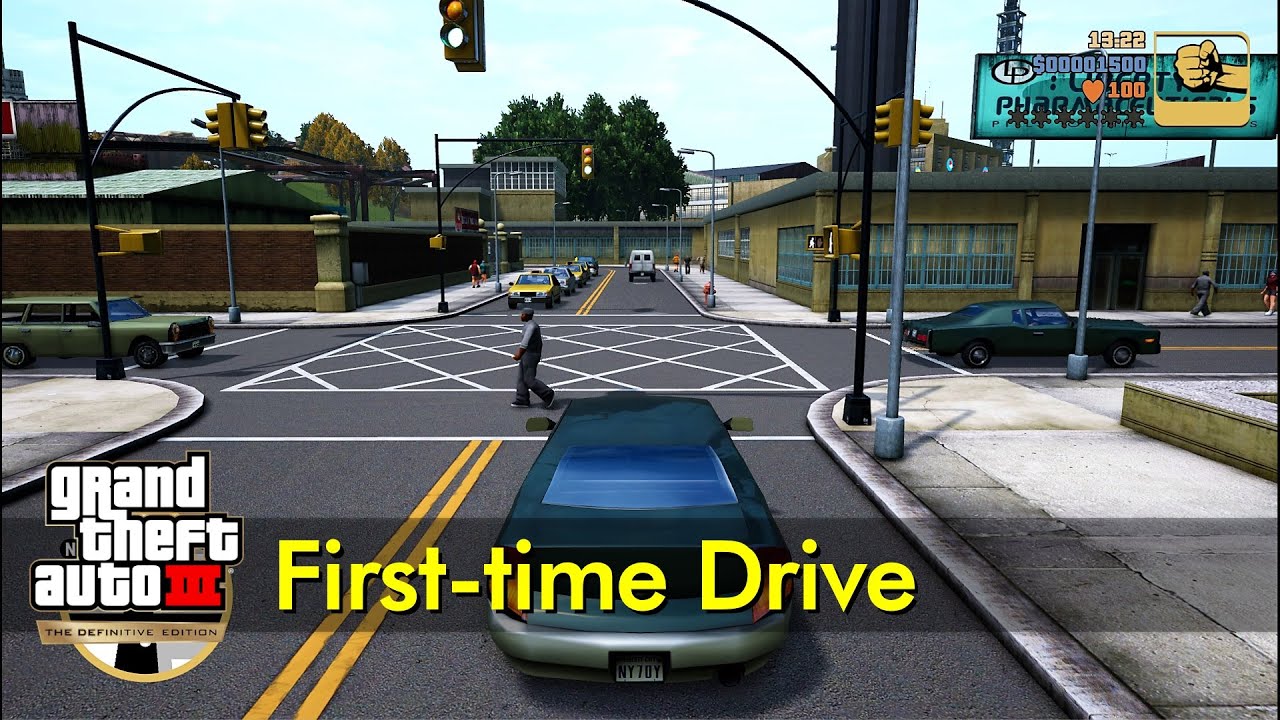 First-time drive in Portland | GTA III Definitive Edition - YouTube