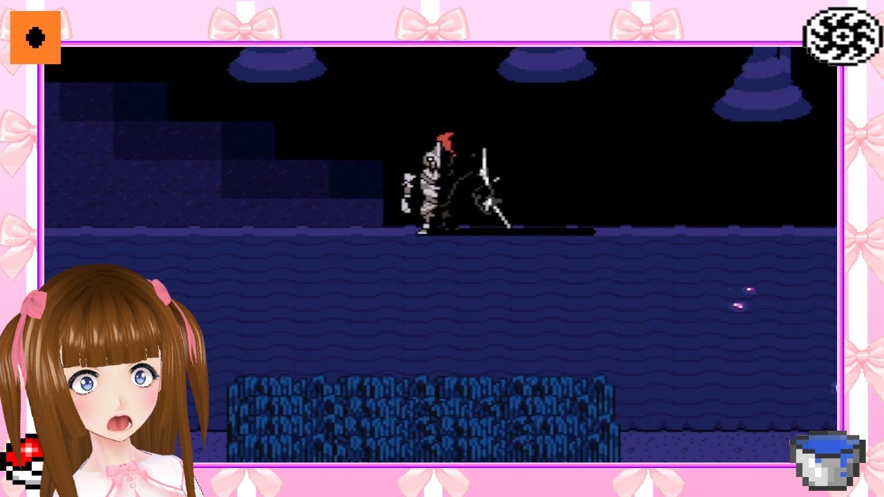 Undyne Appears - Monika Plays Undertale episode 6 - YouTube