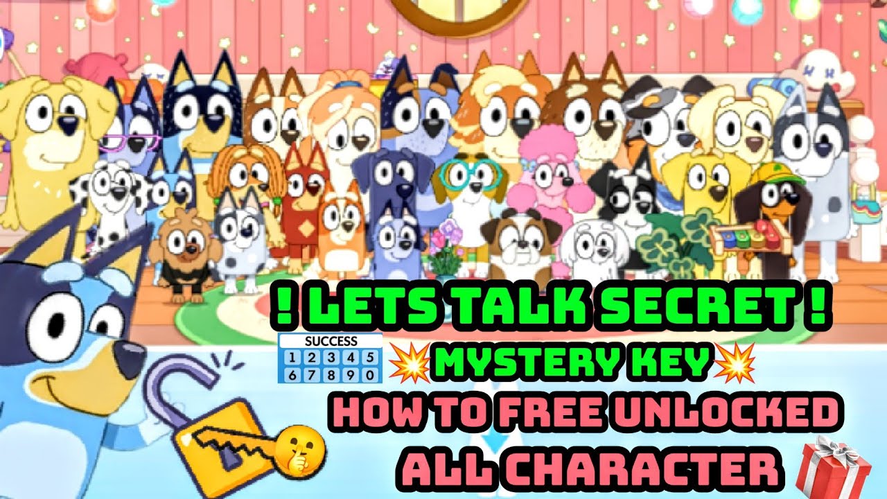 Bluey The Videogame Lets Talk Secret Mystery Key How To Free Unlocked ...