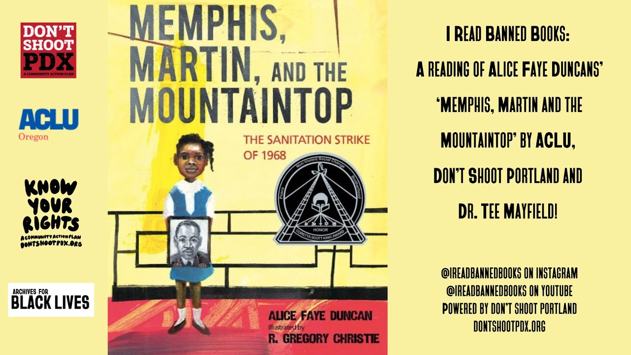 I Read Banned Books: Memphis, Martin & the Mountaintop with Dr. Tee ...