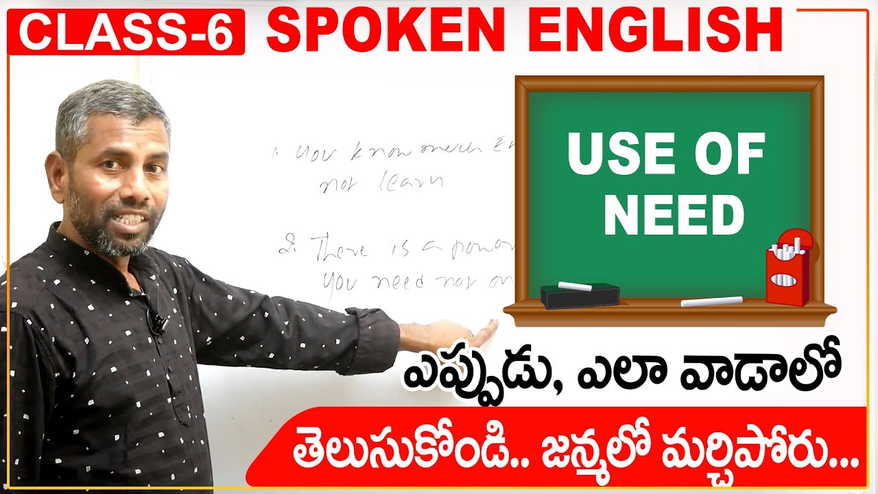 Spoken English Classes Learn English From Telugu How to Speak English ...