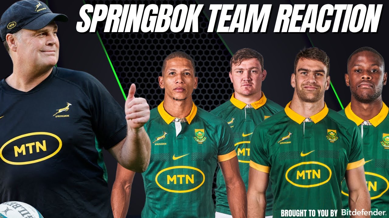 SPRINGBOK TEAM VS ARGENTINA REACTION SHOW | Rugby News Live Stream ...
