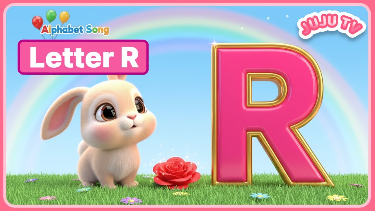 🎵 Alphabet Song for Kids ️Learn Letter R🔤ABC Song 🐰Rabbit 🌧️Rain🌈 ...